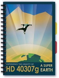 Posterskart HD 40307g NASA Space Travel Notebook A5 Ruled A5 Notebook ...