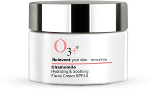O3+ Sunscreen - SPF 40 Chamomile Hydra & Soothing Facial Cream - Price ...