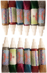 Flipkart.com | Atlas Colours sparkle glitter Tubes, Set of 12 ( 6 ...