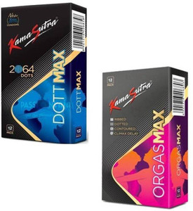 Kamasutra Combo Pack New 2064 Dott MAX & ORGASMAX Ultra Premium 4 in 1 ...