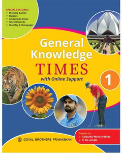 General Knowledge Times Book 1 With Online Support (2019 Edition): Buy ...