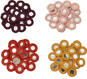 Embroiderymaterial Crochet Thread Rings Multicolor Combo Pack (25 ...