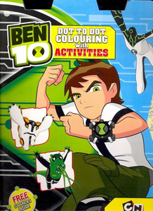 Ben 10 Dot to Dot Colouring with Activities: Buy Ben 10 Dot to Dot ...