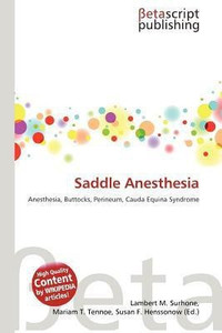 Saddle Anesthesia: Buy Saddle Anesthesia by unknown at Low Price in ...