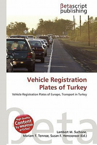 Vehicle Registration Plates of Turkey: Buy Vehicle Registration Plates ...