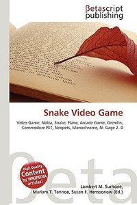 Snake Video Game: Buy Snake Video Game by Surhone Lambert M at Low ...