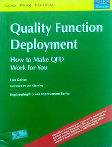 Quality Function Deployment: Buy Quality Function Deployment by Cohen ...