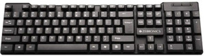 ZEBRONICS FHDRTE4354WS23Q3 Smart Connector Standard Desktop Keyboard ...