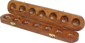 Desi Toys Mancala , Pallanguli, Sangraha Pallanguzhi Strategy & War ...