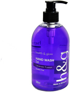 Health & Glow Hand Wash Cream Lavender Fusion Hand Wash Bottle - Price ...