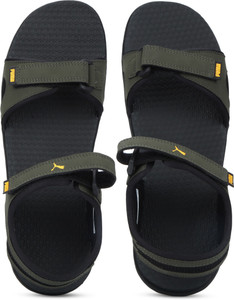 PUMA Relay MU Men Olive Sports Sandals - Buy PUMA Relay MU Men Olive ...