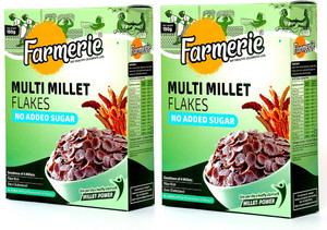 Farmerie Multi Millet Flakes No added Sugar 150gm pack of 2 Box Price ...