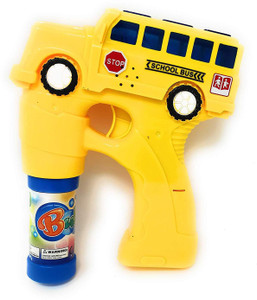 zest 4 toyz School Bus Bubble Shooter Gun with Sounds and Music – 2 ...