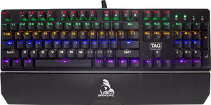TAG MECHANICAL DEVASTATOR Wired USB Standard Gaming Keyboard Compatible ...