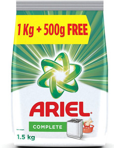 Ariel complete (1 kg + 500 gm) Detergent Powder 1500 g Price in India ...