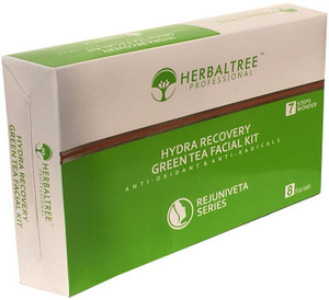 herbaltree HT HYDRA RECOVERY GREEN TEA PROFESSIONAL FACIAL KIT - Price ...