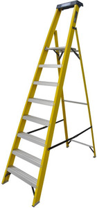 LADDERMAN LMP 2108 8 step Platform Self Supported Folding Type FRP ...