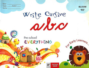 RACHNA SAGAR WRITE CURSIVE ABC PER- SCHOOL EVERYTHING (FOR EARLY ...
