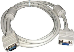 Security Store VGA Cable 5 m VGA 5 Meter Cable Male To Male 15 PIN for ...