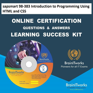 SAPSMART 98-383 Introduction to Programming Using HTML and CSS Online ...