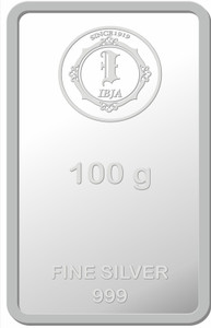 IBJA Gold S 999 100 g Silver Bar Price in India - Buy IBJA Gold S 999 ...