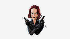 Black Widow HD Wall Poster Paper Print - Comics posters in India - Buy ...