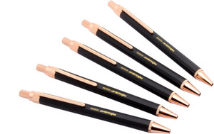 Fellowship Set Of 5 - Hoover Ballpoint Pens octagonal Shape Matt Black ...