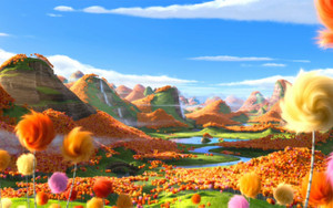 Movie The Lorax HD Wallpaper Background Paper Print - Movies posters in ...