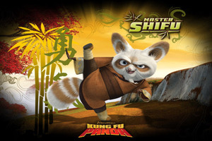 Movie Kung Fu Panda Dustin Hoffman Shifu HD Wall Poster Paper Print ...