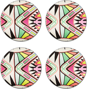NoNo Club Round Wood Coaster Set - Buy NoNo Club Round Wood Coaster Set ...