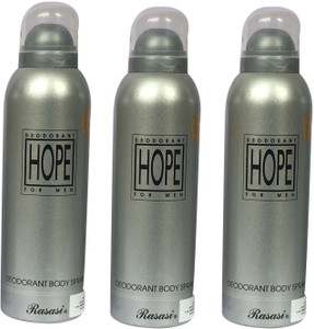 RASASI Hope for men (Pack of 3) Deodorant Spray - For Men - Price in ...