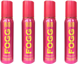 FOGG ESSENCE PACK OF 4 Deodorant Spray - For Men & Women - Price in ...