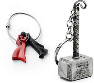 Three Shades Thor Infinity War Hammer Keychain Marvel Keychain ...