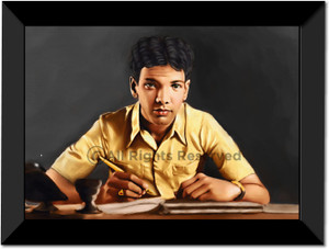 Kaviya Thalaivan- Dr Kalaignar M Karunanidhi Wall Frame A4 Fine Art ...