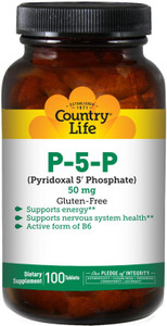 Country Life P-5-P (Pyridoxal 5 Phosphate) 50 mg 100 Tablets Price in ...