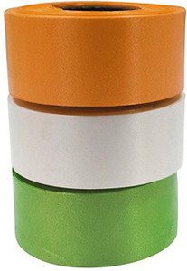 ASIAN HOBBY CRAFTS Tricolour plastic ribbon: set of 3 ribbon rolls: 10 ...