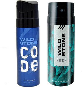 Wild Stone Edge and Code Titanium Body Mist - For Men - Price in India ...