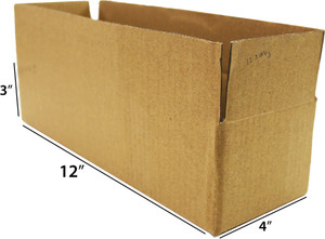 Ezellohub Triple Wall Carton Craft Paper Packaging 12x4x3 Inch 3 Ply ...