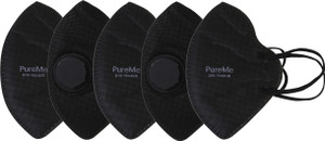 PureMe Pack of 5 Anti Pollution Anti PM2.5 Mask with Activated Carbon ...