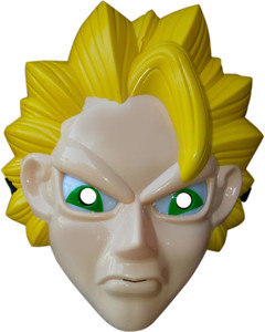 IndusBay Dragon Ball Z Goku cartoon Face mask with LED Light Party Mask ...