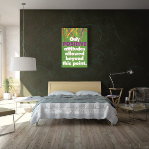 Positive room door funky graphic poster Photographic Paper - Comics ...