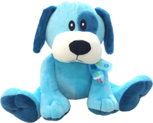 CREATIVEVILLA CUTE IMPORTED STANDING BLUE DOG PLUSH STUFFED SOFT TOY ...