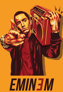 Eminem Pop Art Poster for Room & Office (13 Inch X 19 Inch, Rolled ...