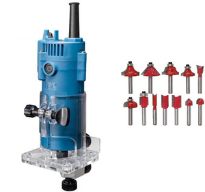 Tools Centre Powerful 420W Trimmer with 12-Pieces Multi Shapes Router ...