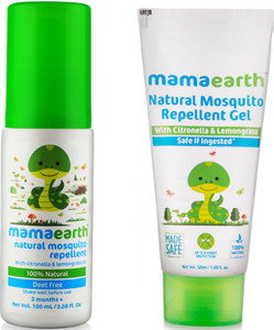 Mamaearth Natural Insect Repellent for babies (100 ml) änd Natural ...