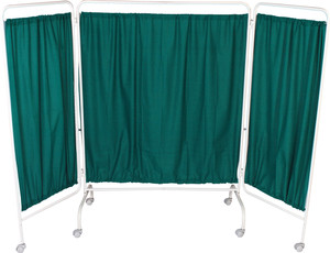 VMS Bedside Screen Three Panels With Curtain Cloth (bedside screen for ...