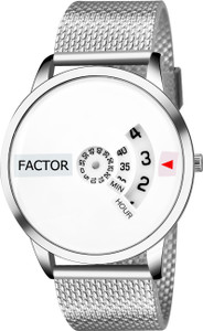 FACTOR Quartz Men's Watch With Genuine Steel Strap Watch Quartz With ...