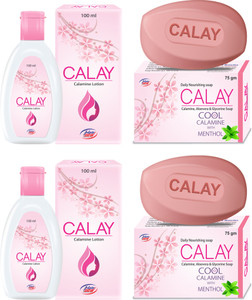 Calay Calamine lotion (2x100 ml) + Calamine , Aloevera & Glycerine Soap ...