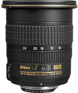 NIKON AF-S DX Zoom-Nikkor 12-24mm f/4G IF-ED Standard Prime Lens ...
