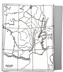 Flipkart.com | CRAFTWAFT OUTLINE MAP OF FRANCE BLANK A4 67 gsm Project ...